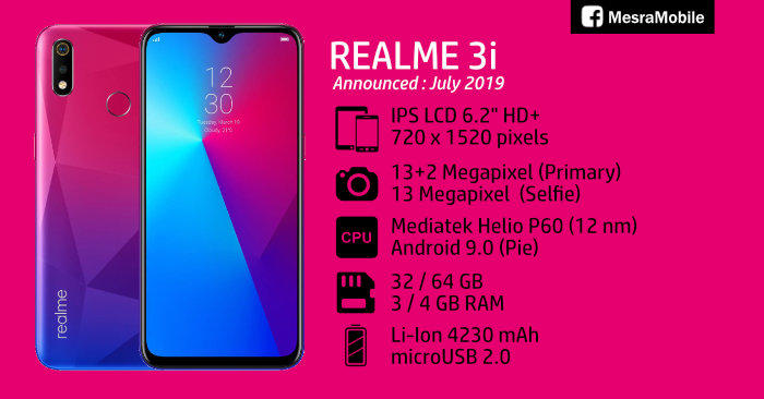 Realme 3i Price In Malaysia RM499 & Full Specs - MesraMobile