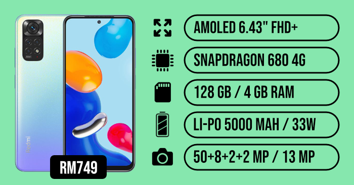 Xiaomi Redmi Note 11 Price In Malaysia RM749 & Full Specs - MesraMobile